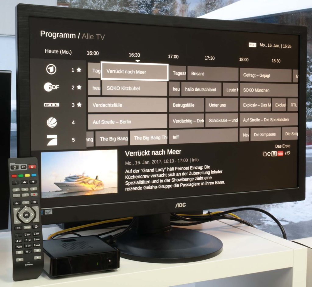 Die DGTV-Set-Top-Box für Internet-TV - Birnstiel EDV & Kommunikation